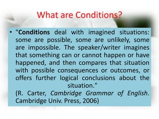 Conditional sentences | PPTX