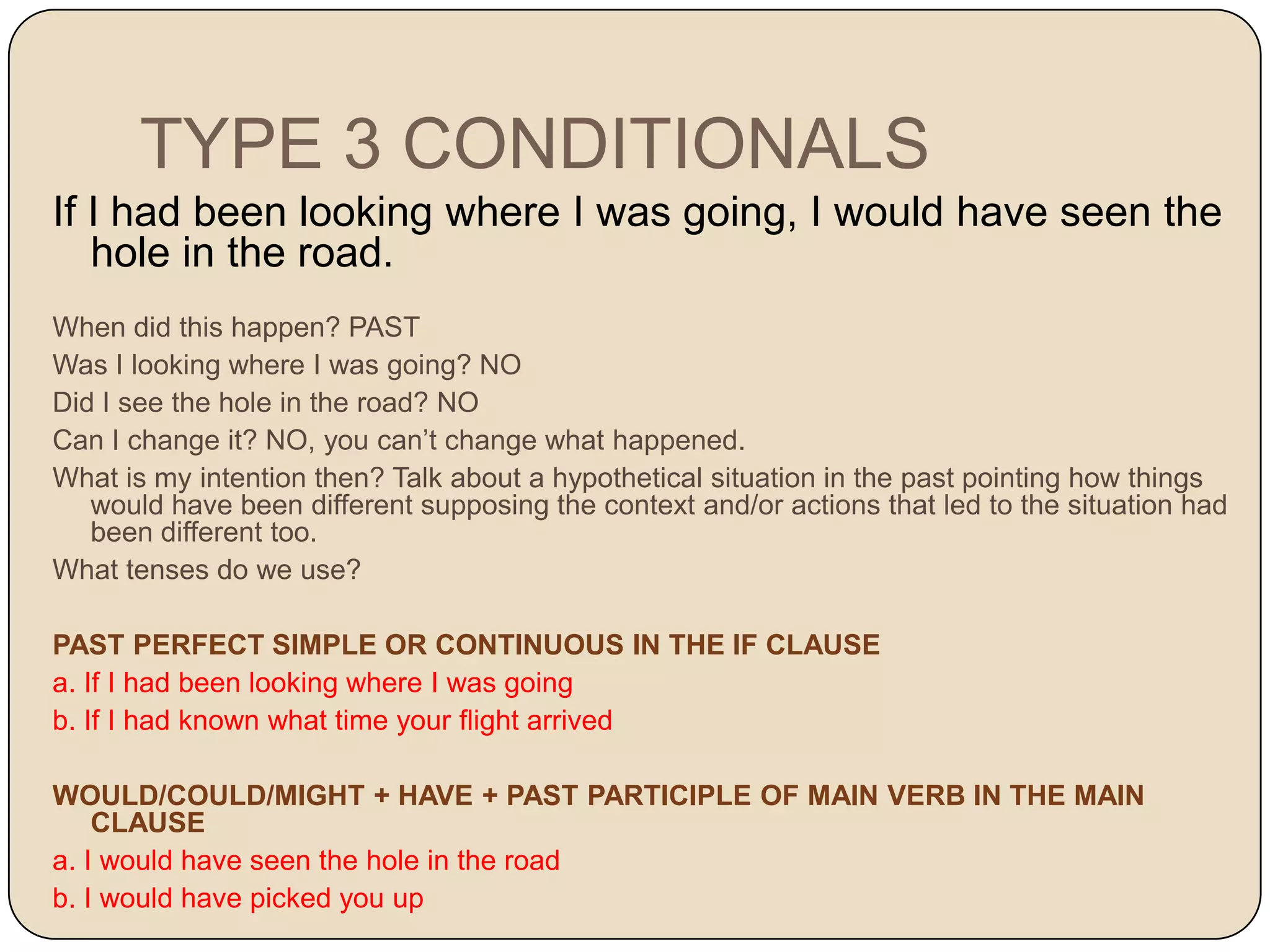 AVANZADO 2 Conditional sentences | PPSX