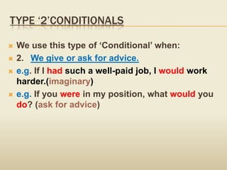 Conditional sentences | PPTX