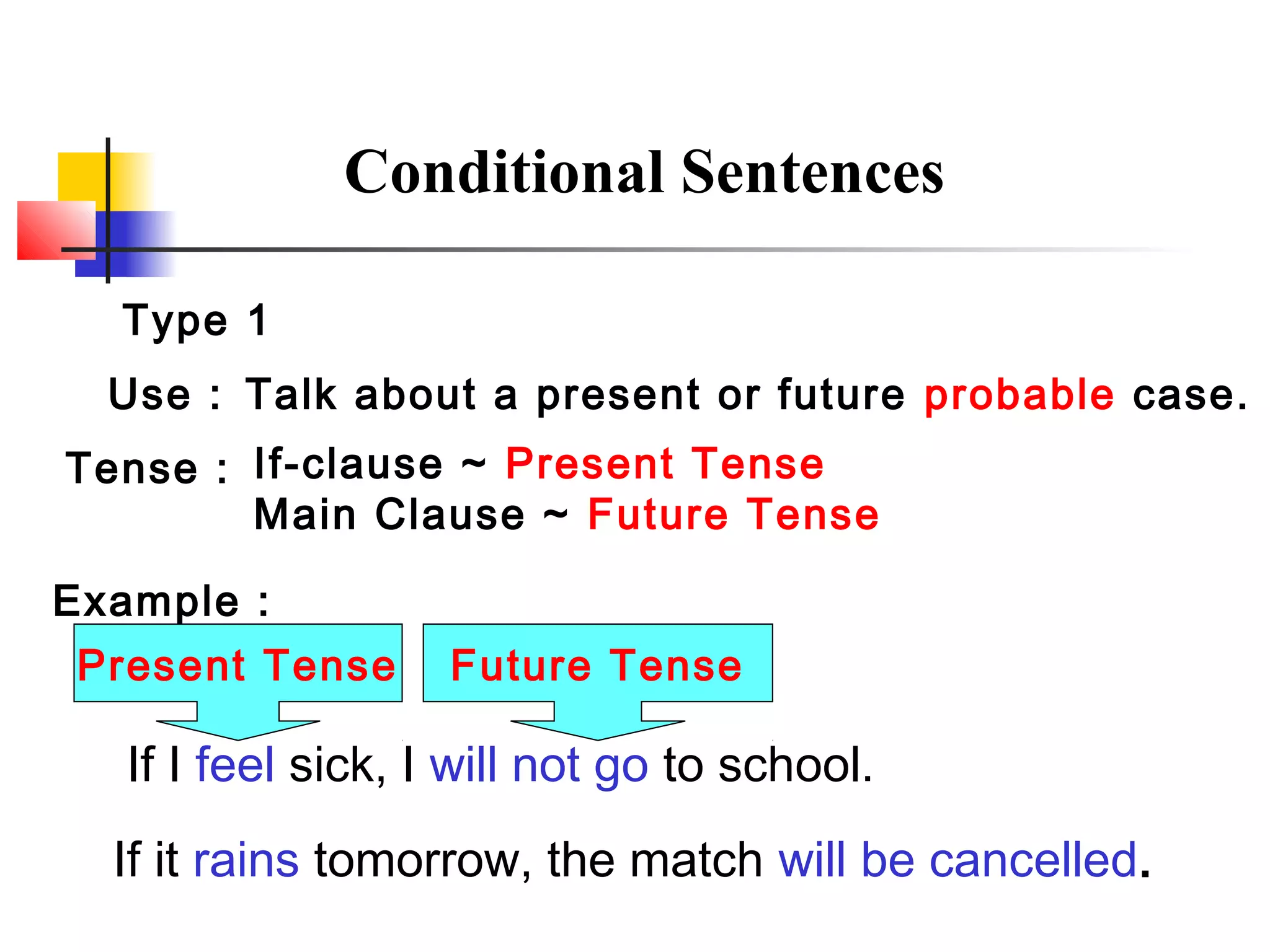 Conditional sentences | PPT