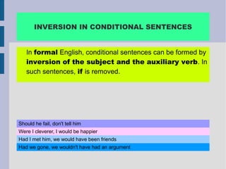 Conditional sentences | ODP
