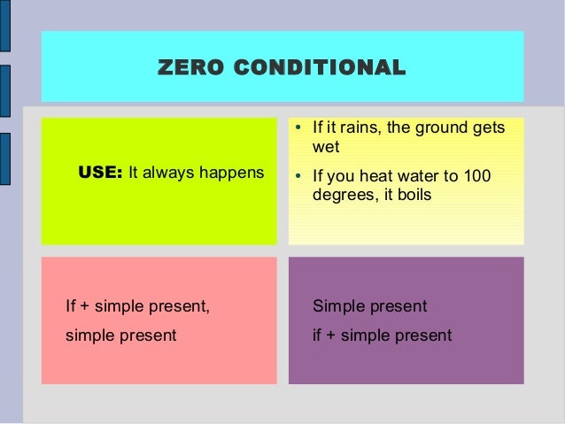 Conditional sentences