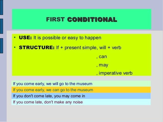 Conditional sentences