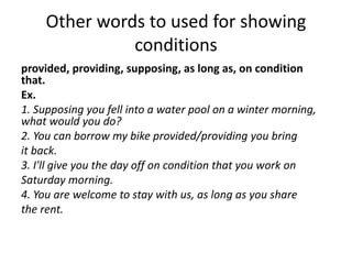 Conditional sentences | PPTX