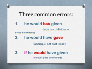Conditionalsentences | PPT