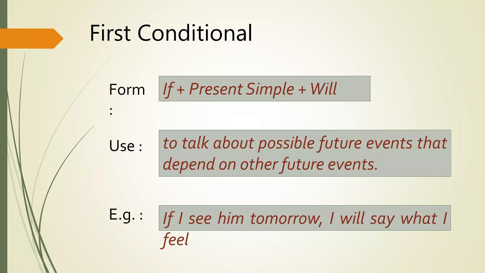 Conditional sentences | PPTX | Programming Languages | Computing