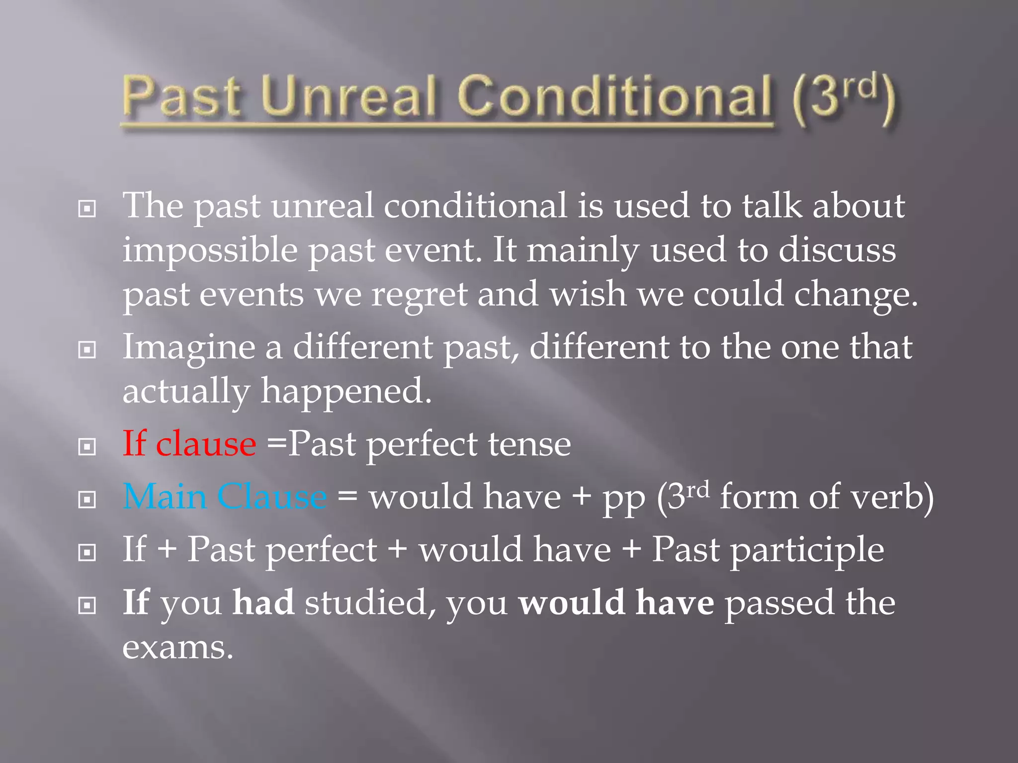 Conditional sentences | PPTX