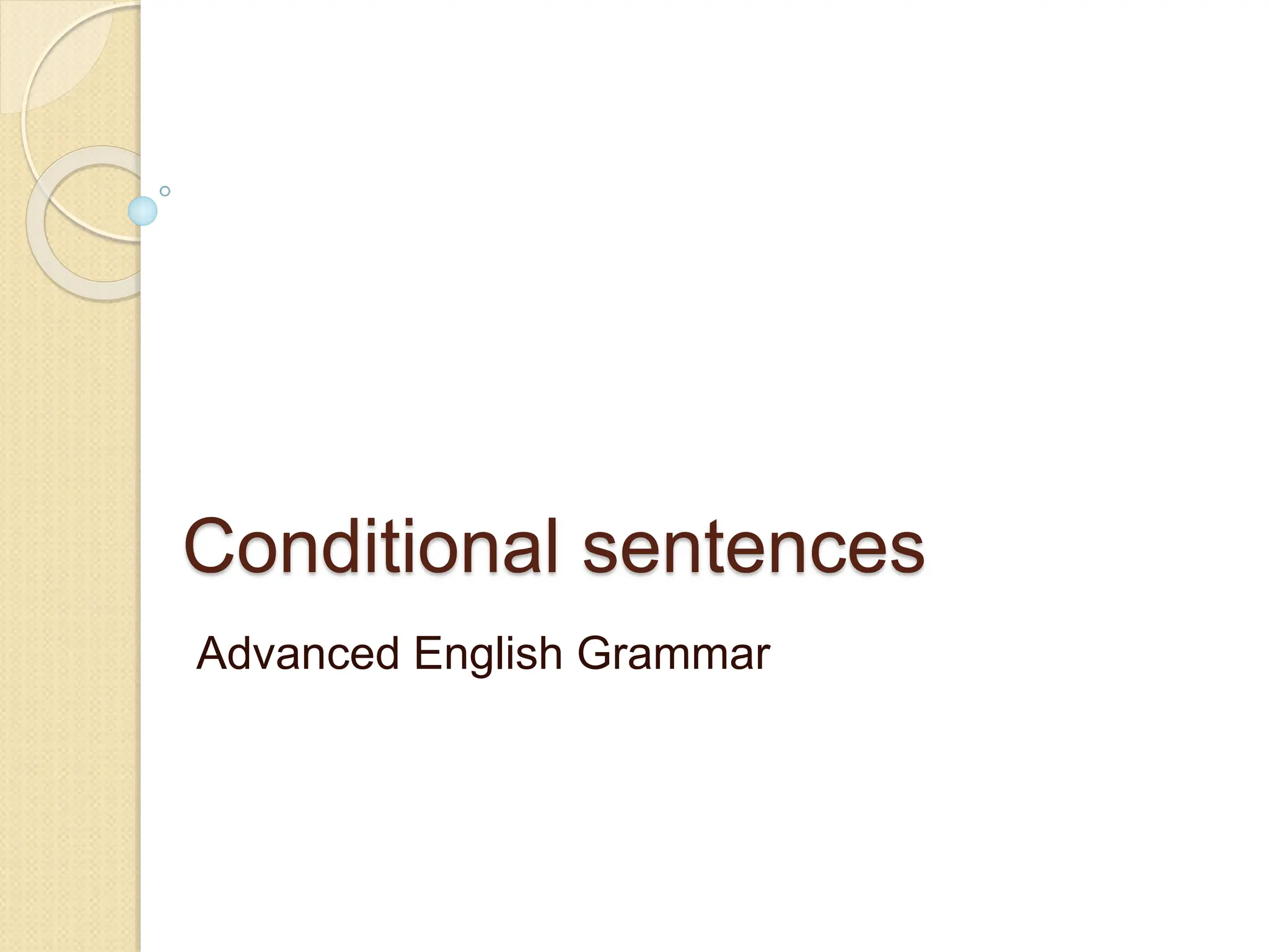 Conditional_Sentences_SIMPLE MATERIAL.ppt