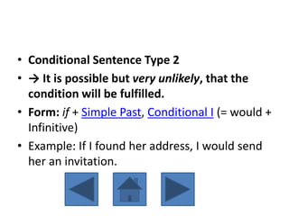 Conditional Sentences for High School II | PPT