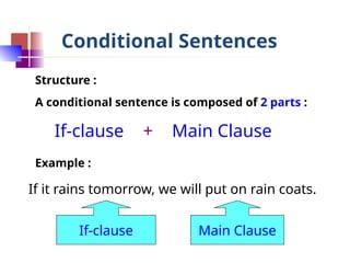 conditional sentences.pptx clarity structure | PPT