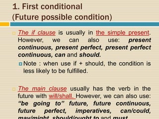 Conditional sentences (AdeS) | PPT
