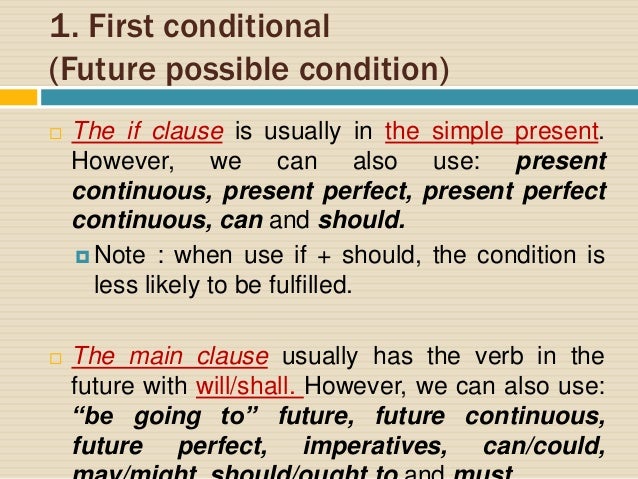 Conditional sentences (AdeS)