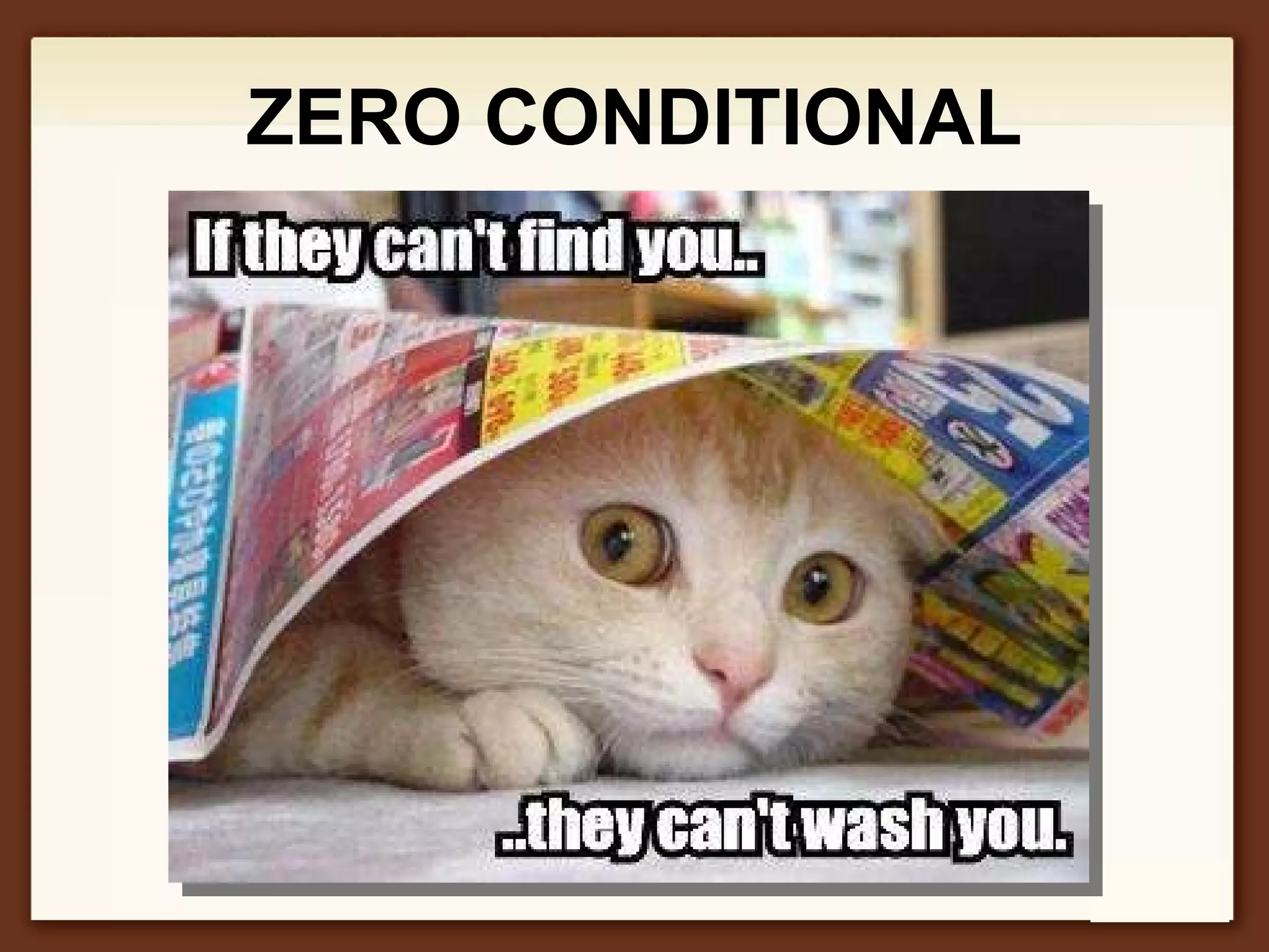 Conditional sentences grammar | PPT