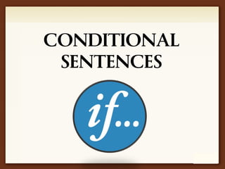 Conditional sentences grammar | PPT