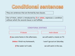 Conditional sentences (2ºeso) | PPT