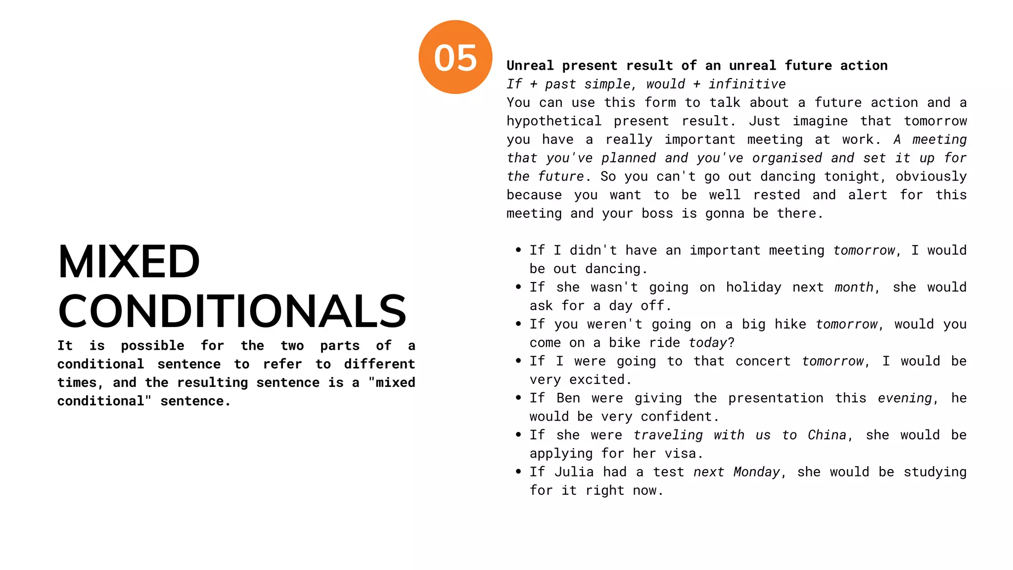 Conditional sentences and wish clauses | PPT