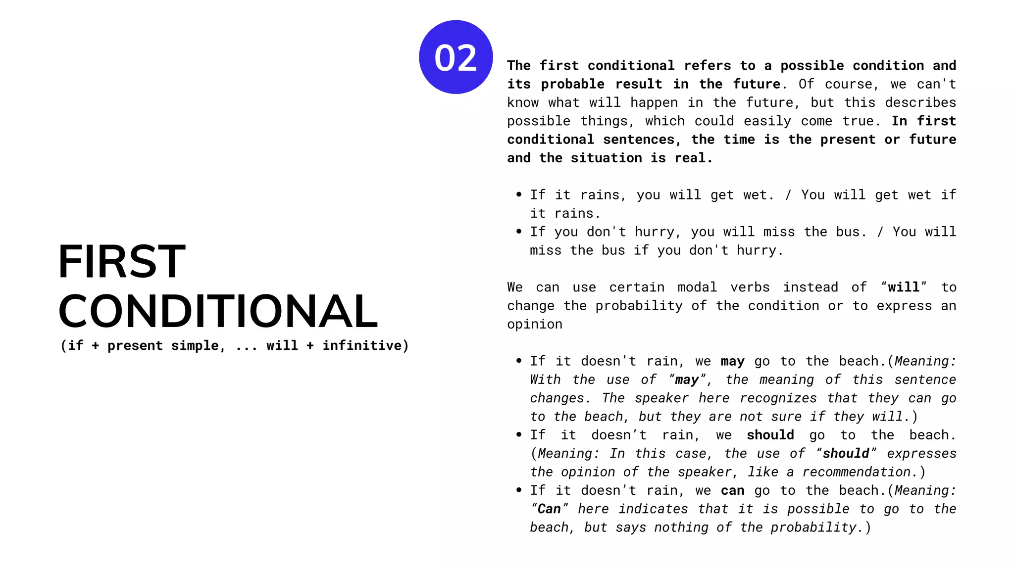 Conditional sentences and wish clauses | PPT