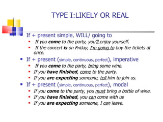 Conditional sentences na1 | PPT