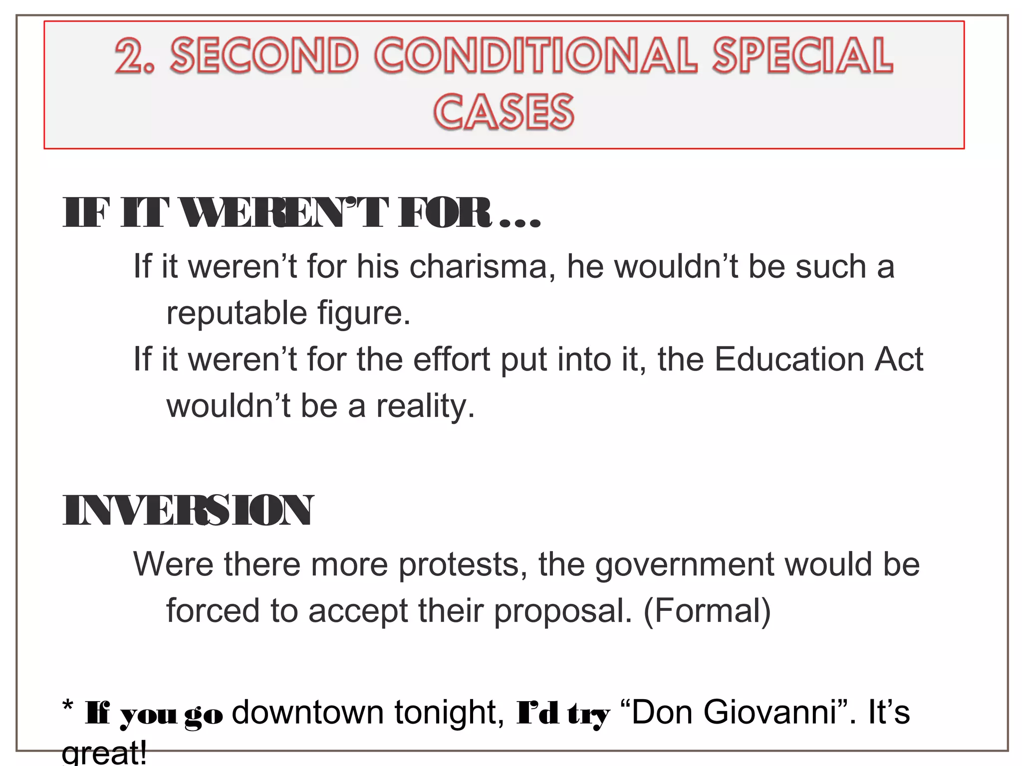 Conditional sentences part 1 | PPT
