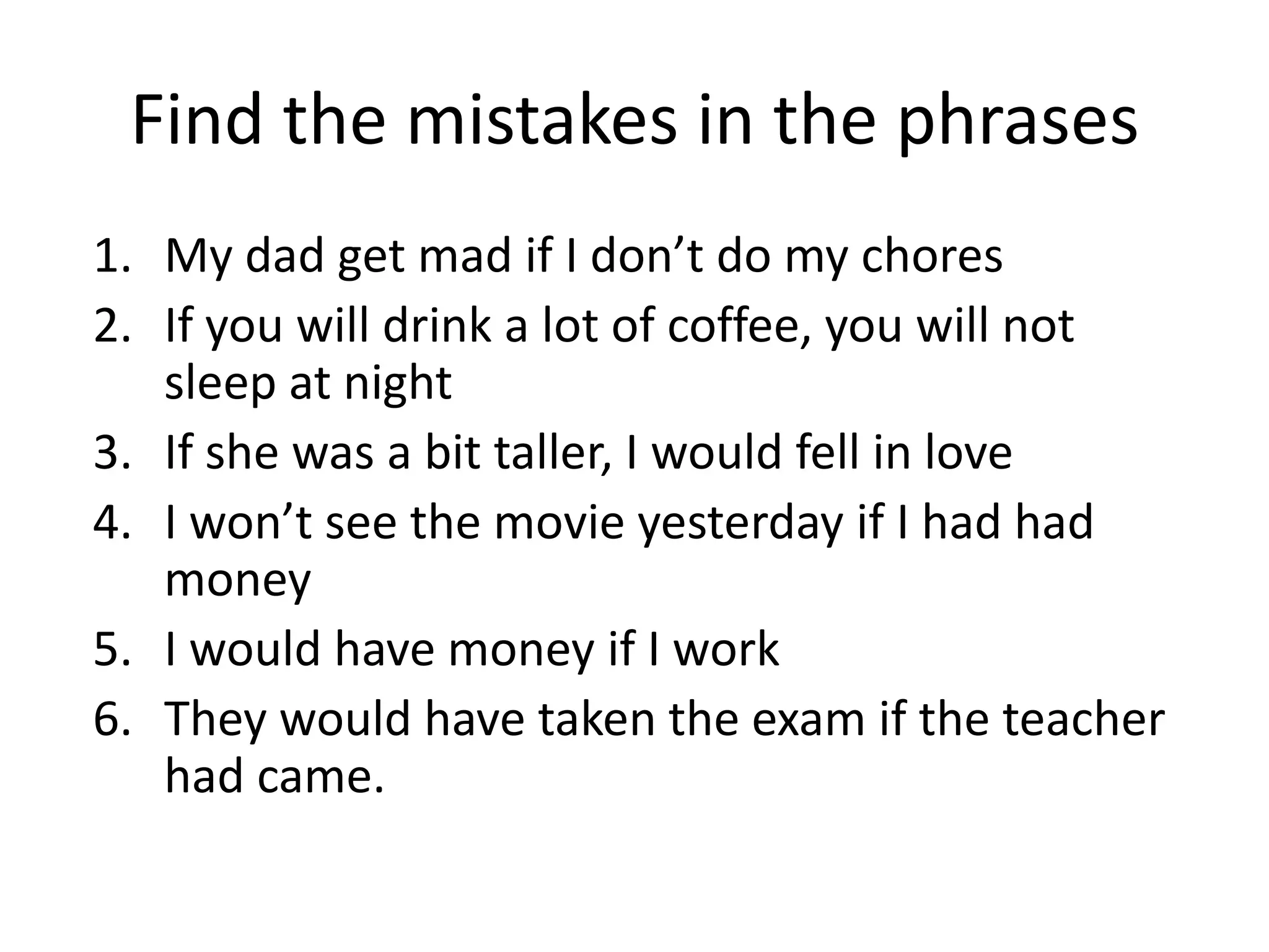 Conditional Sentences Top Notch 3 B | PPT