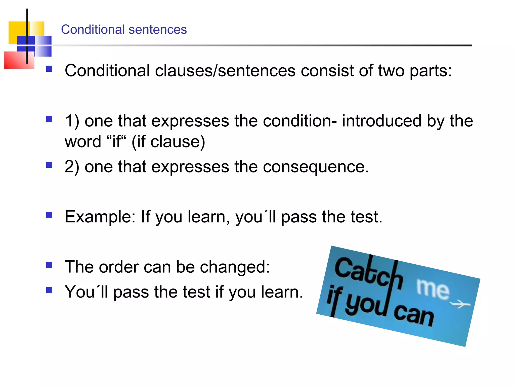 Conditional sentences zero 1 and 2 | PPT