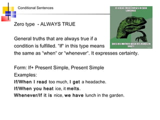 Conditional sentences zero 1 and 2 | PPT