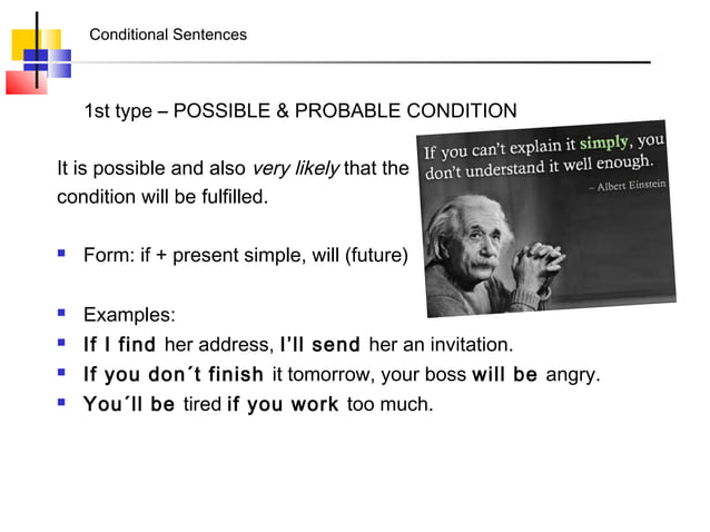 Conditional sentences zero 1 and 2 | PPT