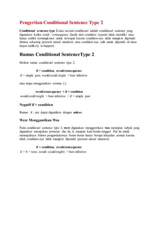 Conditional Sentence type 1 2 3 | DOCX