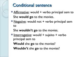 Conditional sentenses if clauses | PPT