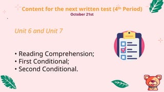 Conditional clauses exercise 9th grade .pptx