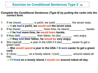 Conditionals Exercises | PDF