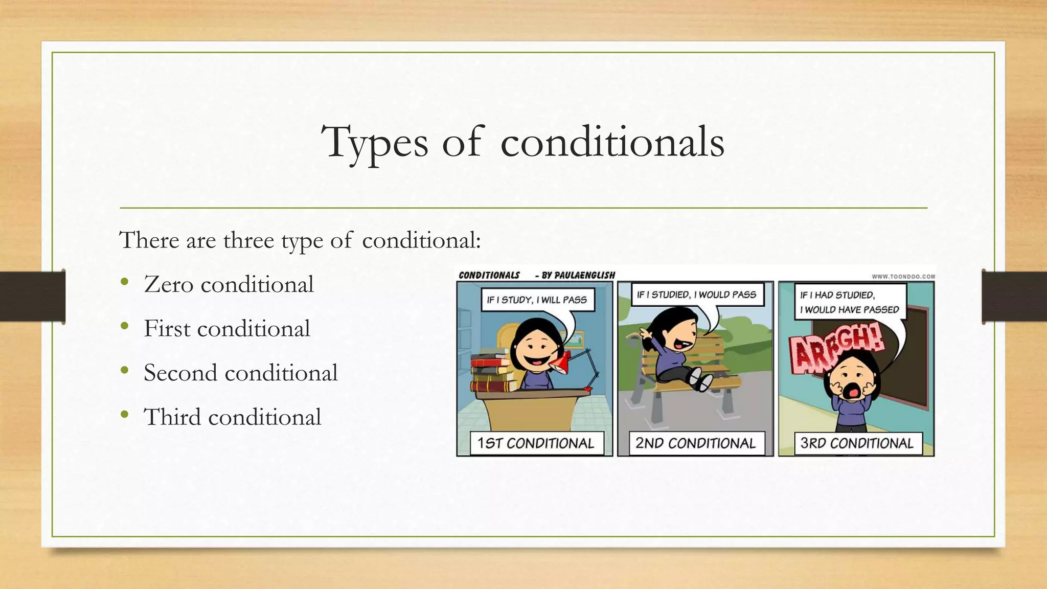 Conditionals power point | PPT