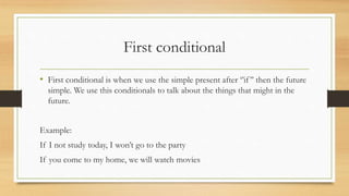 Conditionals power point | PPT