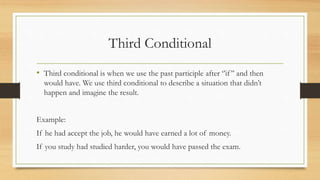 Conditionals power point | PPTX