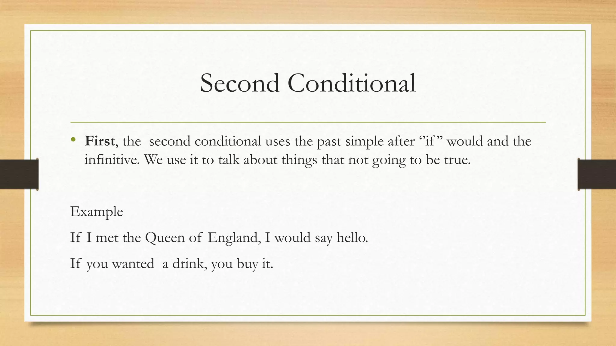Conditionals power point | PPT