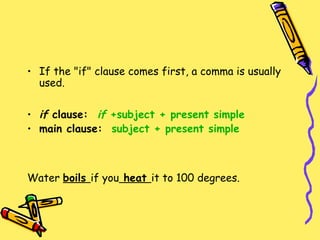 conditionals sentences powerpoint for the sudents at senior high school ...