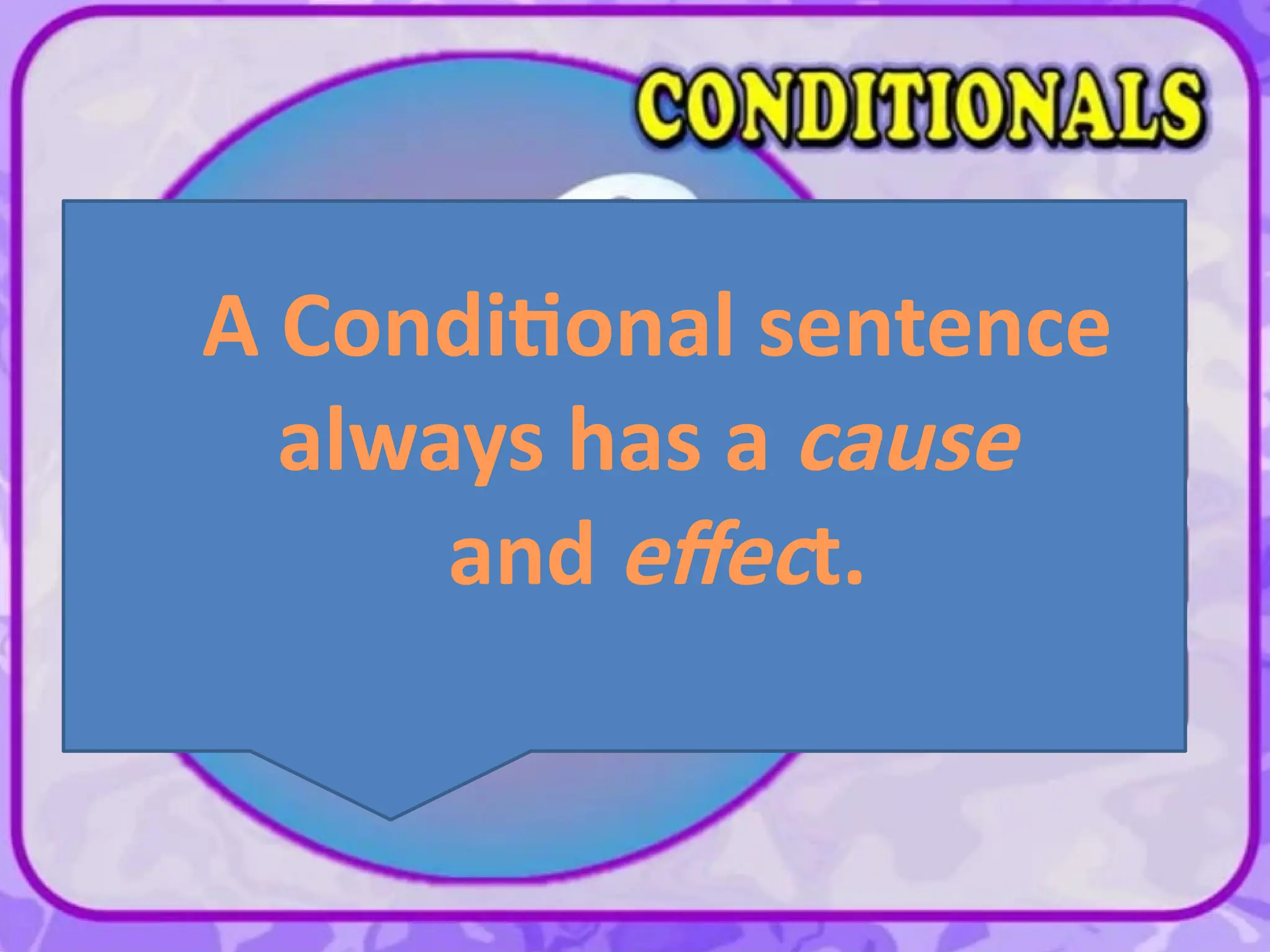 CONDITIONALS POWERPOINT PRESENTATION. COMPLETE | PPTX