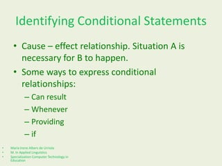 Conditionals in English | PPTX