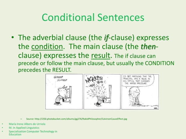 Conditionals in English | PPTX