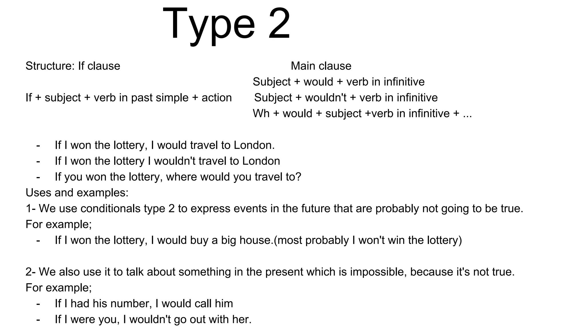 Conditionals presentation | PDF