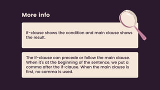 Conditionals Presentation English Grammar | PDF