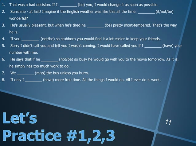 Conditionals slideshare | PPTX