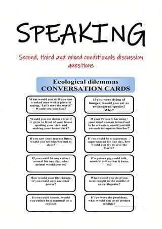 Speaking CONDITIONALS | PDF
