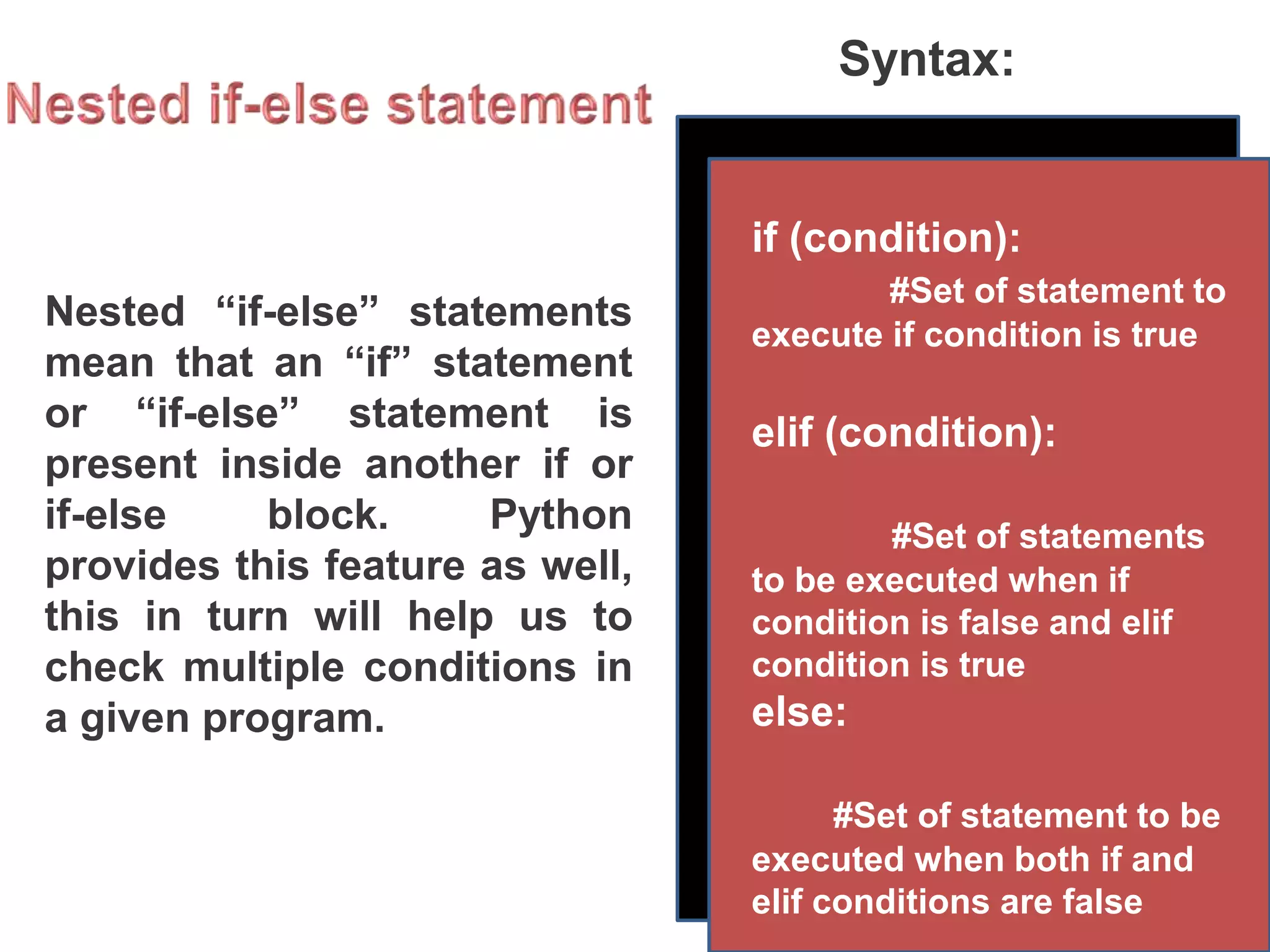 Conditionalstatement | PPTX