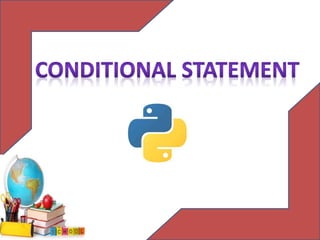Conditionalstatement | PPTX