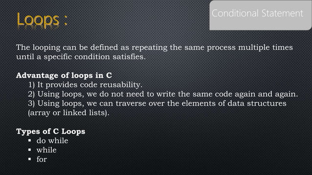 Conditional Statement both conditional and loop.pptx