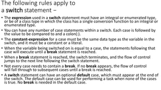 Conditional statement in c | PPTX