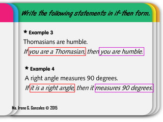 Conditional Statements | If-then Statements | PDF