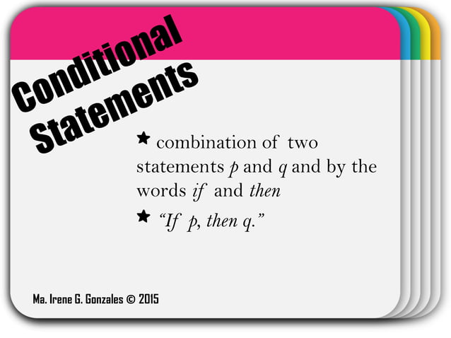 Conditional Statements | If-then Statements | PDF