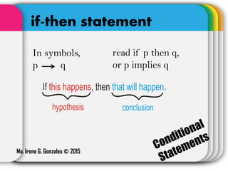 Conditional Statements | If-then Statements | PDF